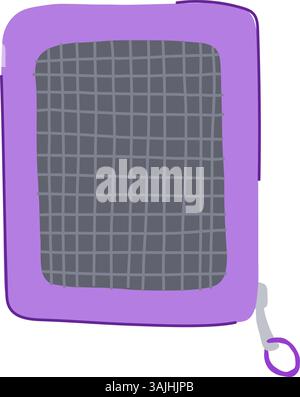 portable compression bag cartoon vector illustration Stock Vector Image ...