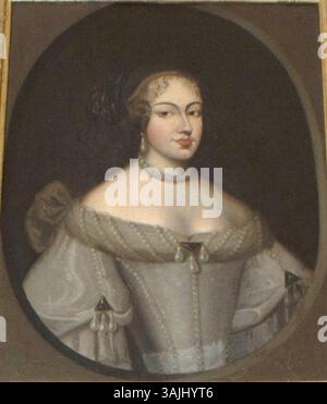 This portrait depicts Princess Margaret Yolande of Savoy (1635-1663 ...