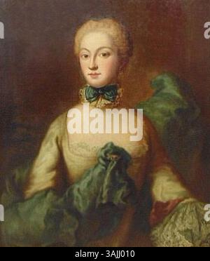 The portrait of Maria Anna, Duchess of Bavaria, likely created in the ...