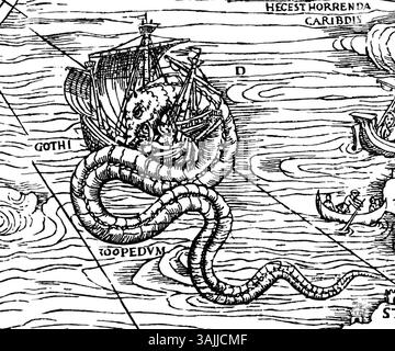The Carta Marina is a historical map created by Olaus Magnus in 1539 ...