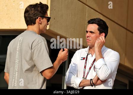 (L to R): Liam Parker (GBR) F1 Director of Communications and Corporate ...