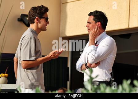 (L to R): Liam Parker (GBR) F1 Director of Communications and Corporate ...