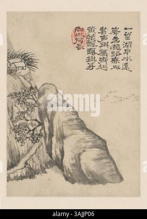 Shitao's painting, housed in The Palace Museum, displays his innovative ...