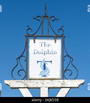 England, Suffolk, Thorpeness,, Dolphin Inn Stock Photo - Alamy