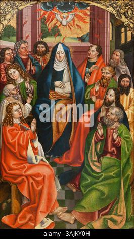 Descent of the Holy Spirit 1499 by Hans Raphon Stock Photo - Alamy