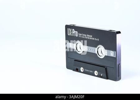 High-end old analog Cassette Tape Type II in vintage assortment Stock ...