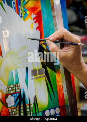 Lacquer picture factory, Saigon, Vietnam Stock Photo - Alamy
