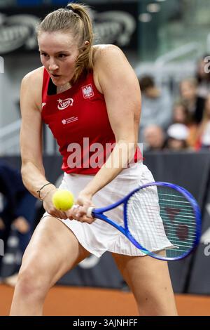 Radom Sports Center, Radom, Poland. 11th Apr, 2025. Billie Jean King ...