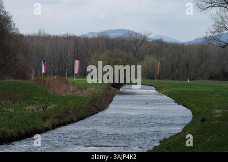 Drei Lander Ecke - Three Nations corner - borders of Germany, Poland ...