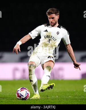 Salford City's Luke Garbutt during the Sky Bet League One match at the ...