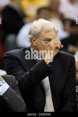 December 9, 2008: Phil Jackson Head Coach of the Los Angeles Lakers in ...