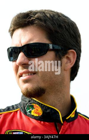 Martin Truex Jr. during NASCAR Daytona 500 auto racing media day at ...