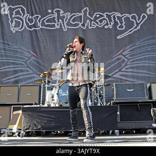 Josh Todd of Buckcherry live on stage on day 3 at Download Festival on ...
