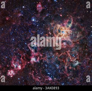 Composite of 30 Doradus, the Tarantula Nebula Stock Photo - Alamy