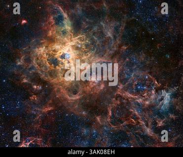 Composite of 30 Doradus, the Tarantula Nebula Stock Photo - Alamy