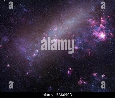 The Tarantula nebula in the Large Magellanic Cloud, photographed by a ...