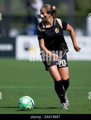 May 24, 2009: FC Gold Pride Defender Carrie Dew #19 in action during ...