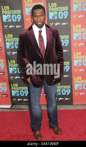 50 Cent Los Premios MTV 2009 at the Gibson Amphitheatre - Arrivals Los ...