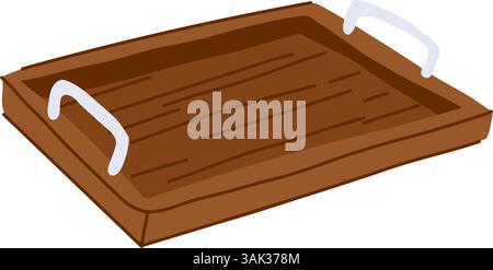organizer decorative tray cartoon vector illustration Stock Vector ...