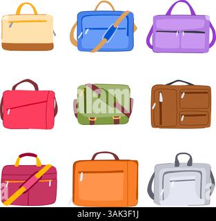 sleeve laptop bag cartoon vector illustration Stock Vector Image & Art ...