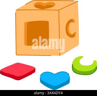 motor shape sorter cartoon vector illustration Stock Vector Image & Art ...
