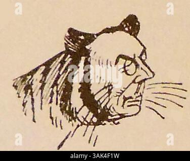 A cartoon portrait of Joseph Chamberlain, British politician (1836-1914 ...