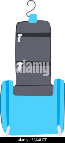 lightweight toiletry bag cartoon vector illustration Stock Vector Image ...