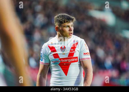 St Helens' Jack Welsby during the Betfred Challenge Cup match at the ...