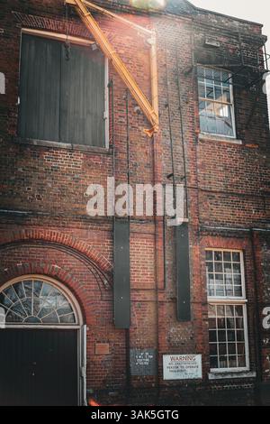 Chatham Docks, Kent, England: Dickens World exterior shots. A museum in ...