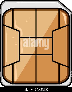 plan sim card cartoon vector illustration Stock Vector Image & Art - Alamy
