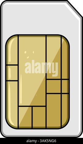 plan sim card cartoon vector illustration Stock Vector Image & Art - Alamy
