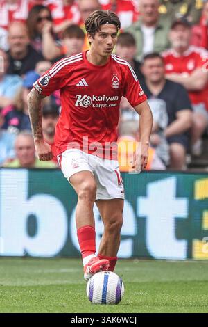 Nicolas Dominguez of Nottingham Forest during the Premier League match ...