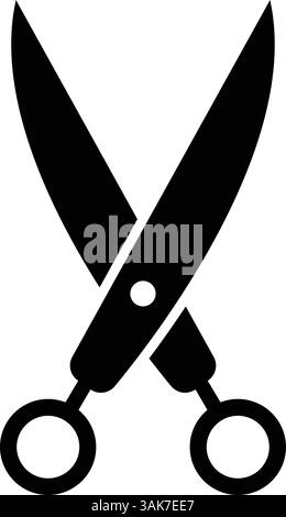 Scissors Simple vector icon. Illustration symbol design template for ...