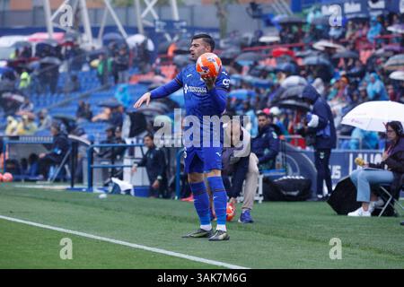 Diego Rico of Getafe during the Spanish championship La Liga football ...