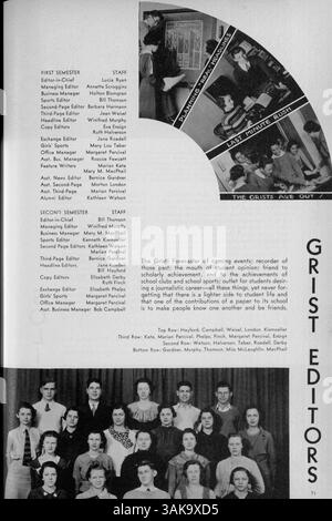 The 1934 'Wahian' yearbook from Washburn High School highlights the ...
