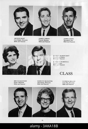 This 1965 yearbook from North Central Bible College documents key ...