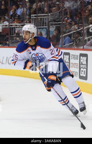 Edmonton Oilers' Darnell Nurse (25) and Florida Panthers' Jonah ...