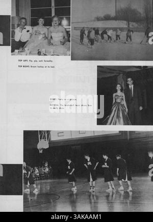 Voyageur 55, the 1955 yearbook from Minnetonka High School, features ...