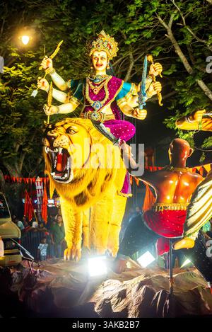 Panaji Goa, India, March 22nd 2025 traditional and religious figures ...