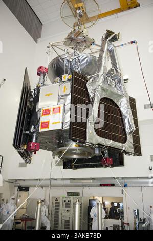 CAPE CANAVERAL, Fla. – At the Solid Rocket Booster Disassembly Facility ...