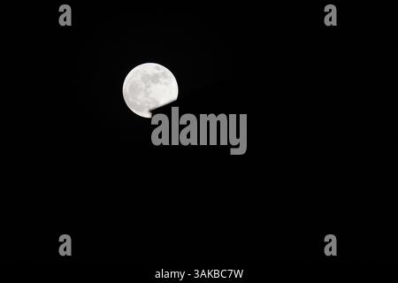 April 2025 Lunar calendar, Moon cycles, Moon Phases Stock Photo - Alamy