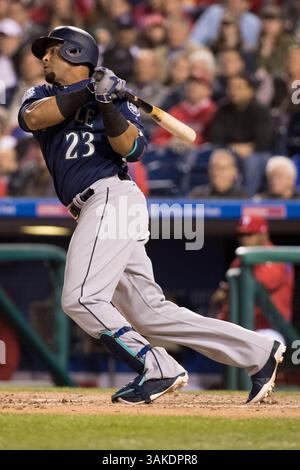 Seattle Mariners designated hitter Cal Raleigh rounds the bases after ...