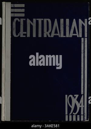 The 1934 'Centralian' yearbook from Central High School captures the ...