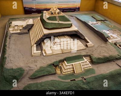 Museum of the Great Pyramid, interior, Cholula, Puebla State, Mexico ...
