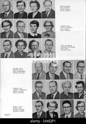 This 1957 yearbook from North High School captures the key events and ...