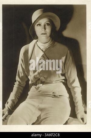 March 5, 2017 - Greta Garbo on-set of the Silent Film, The Torrent ...