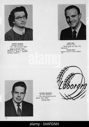The 'The Archive' yearbook from North Central Bible Institute documents ...