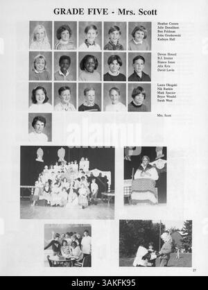 The 1987-1988 Blake Lower School Yearbook highlights student life ...