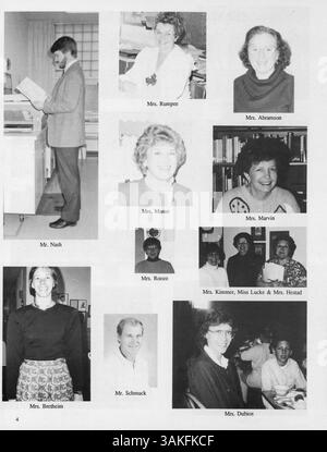 The 1987-1988 Blake Lower School yearbook features various school ...