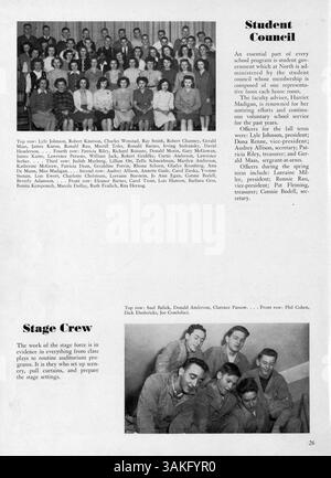 The 1946 'Polaris' yearbook from North High School documents the 1945 ...